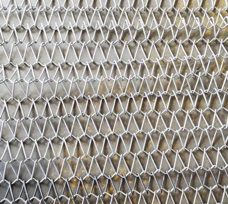SS304 Chain Link Spiral Wire Mesh Conveyor Belt - Durable & Versatile