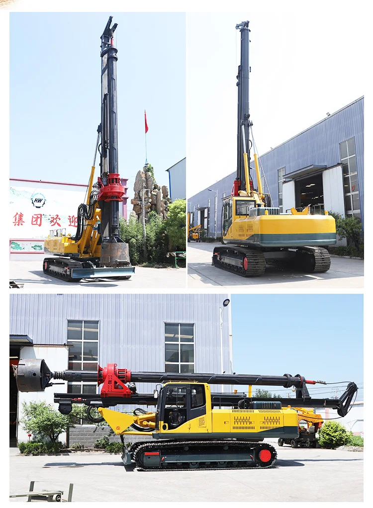 Hydraulic Pilling Rotary Rig - Auger Bore Pile Foundation Machine