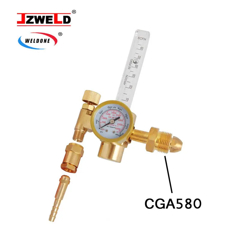 Adapters 1pc Argon Regulators 0-25 MPa Weld Gas Regulator CO2 Pressure ...