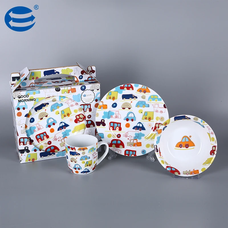 New Design Cute Dinner Set Kids Favorite Ceramic Cereal Bowl And Soup ...