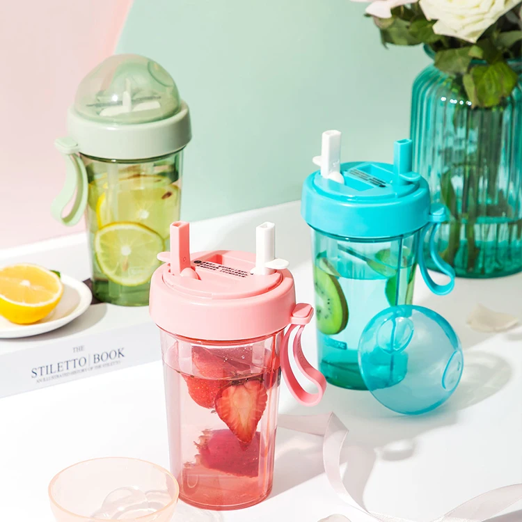 2019 Tik Tok Korea And Japan Hot Dual-use Biodegradable Tritan Water ...