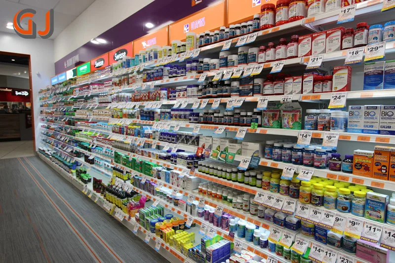 Customized Pharmacy Shelves - Durable & Versatile Solutions