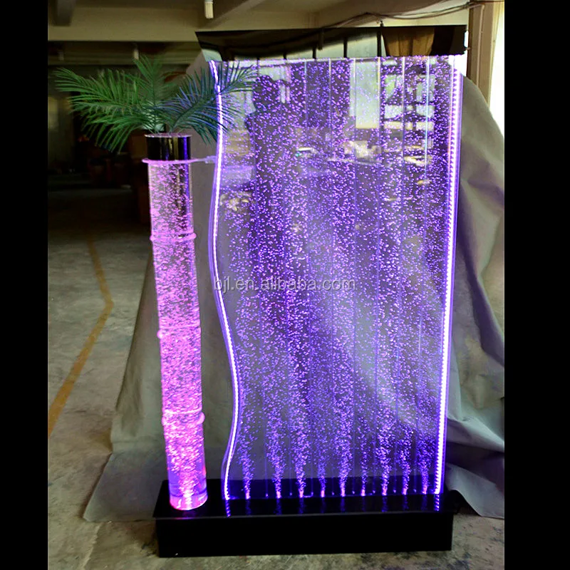 Interior Design LED Water Bubble Wall Feature - Contemporary Room ...