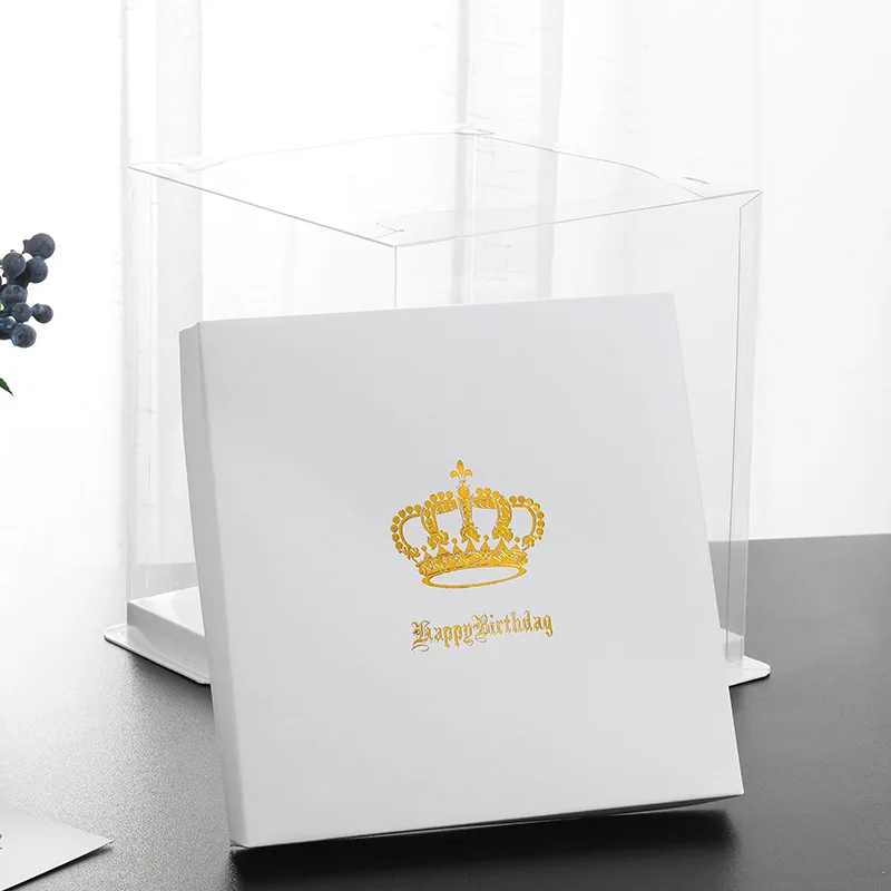 Wholesale Bakery Cake High Quality Packaging - Transparent Cake Box
