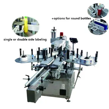 Automatic Double Side Labeling Machine for Square Bottles