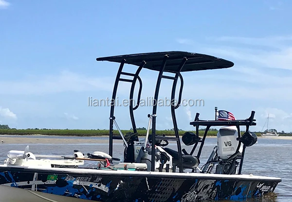Dolphin Pro2 T Top Center Console Boat T-top Heavy Duty T Top Black ...