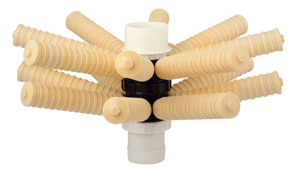 Durable Side Mounted 3 Claw Bottom Strainers for Water Treatment Plants ...