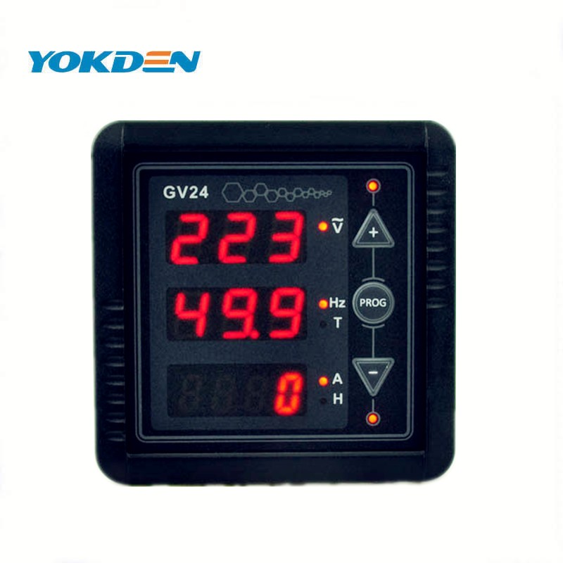 Mebay AC Digital Meter GV24 Generator Voltage Frequency Current Meter ...