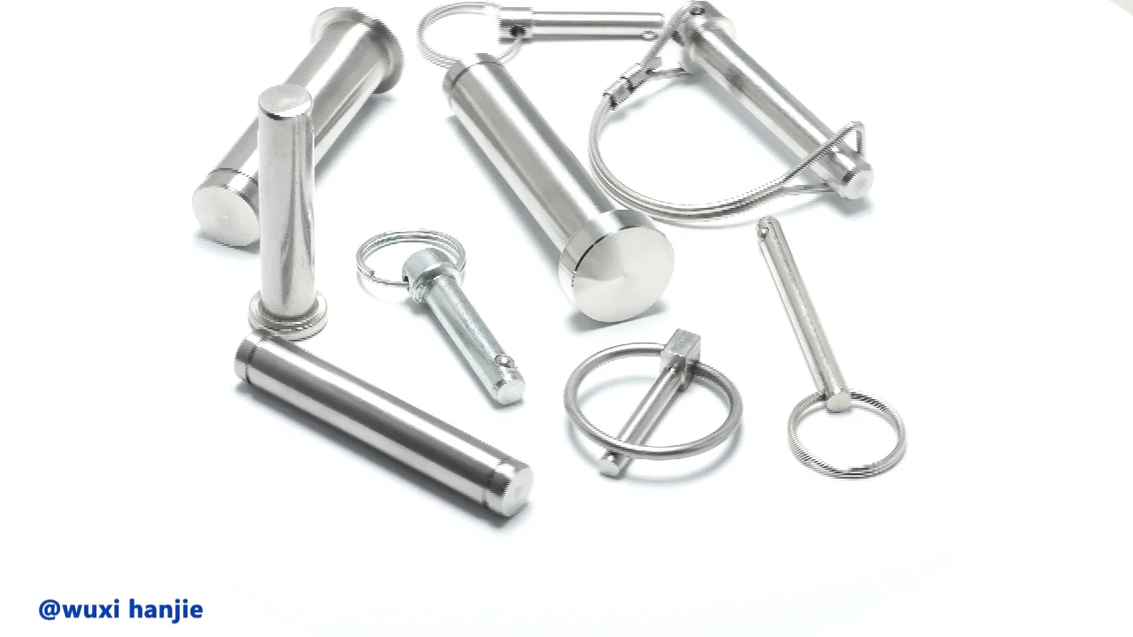 A2 A4 Steel Flat Head Round Head Flanged Head Hitch Pin Clevis Pin With Grooved Ends - Buy ...