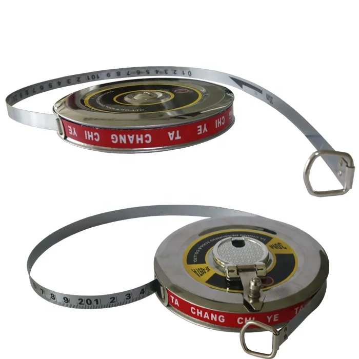 20m/65ft 30m/100ft 50m/165ft 100m/330ft Steel Frame Ruler Stainless ...