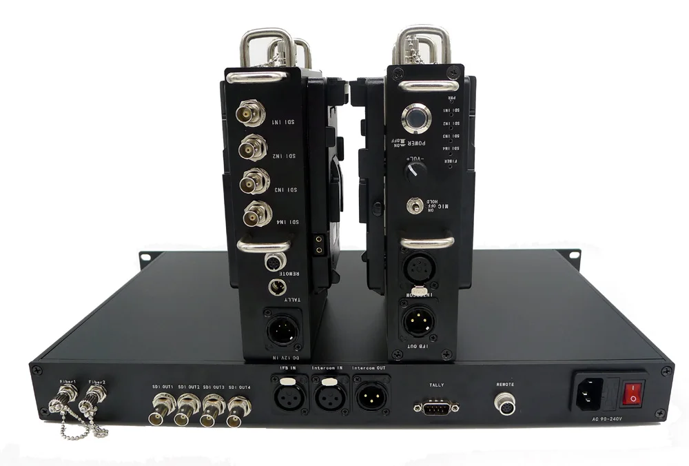 Fiber Optical Camcorder Converter with SMPTE 3K.93C Connectors