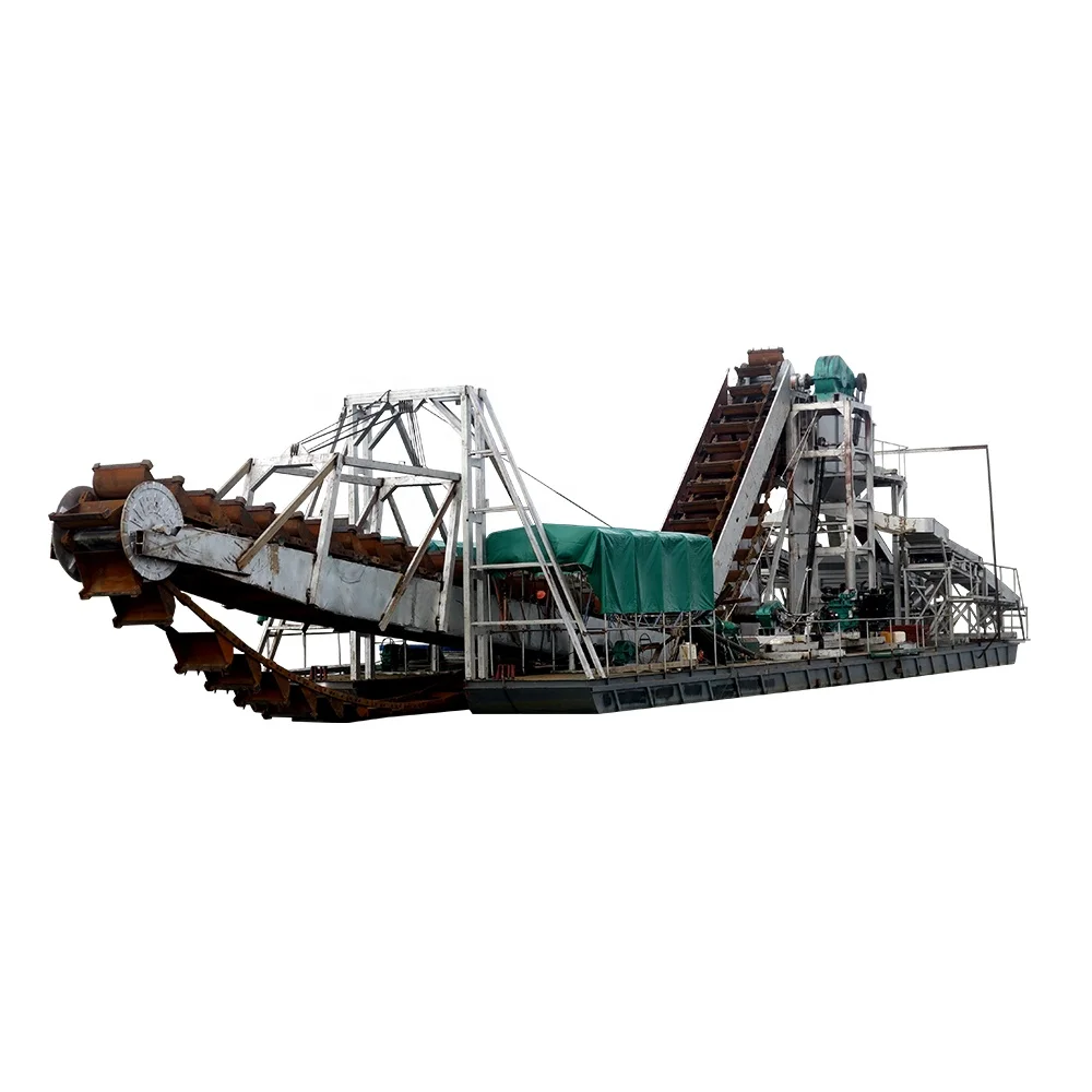 Yongdelli Bucket Chain Type Gold Dredger for Alluvial Sand Mining
