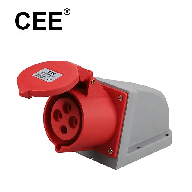 CEE 380v 32A 3 Phase 4 Pin Socket - Industrial Female Socket