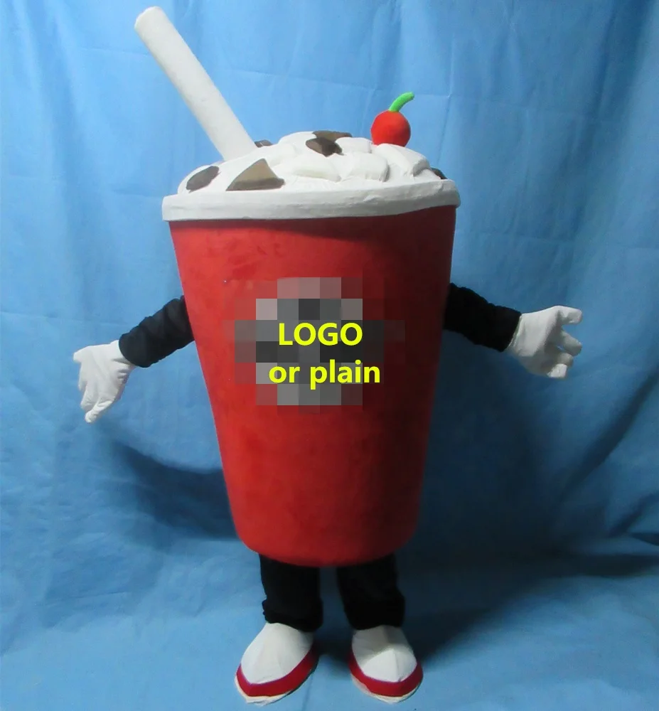 Quality Customized Adult Milkshake Cup Mascot Costume For Advertising ...