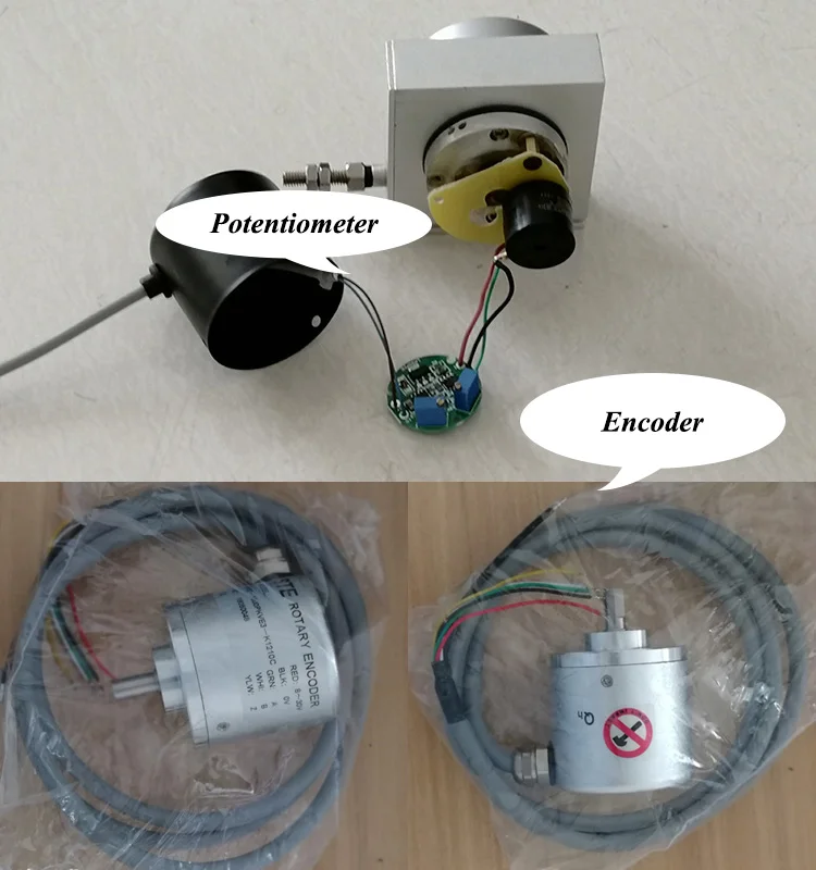 1000mm ABZ Pulse 3600 Ppr Draw Wire Incremental Optical Rotary Encoder ...