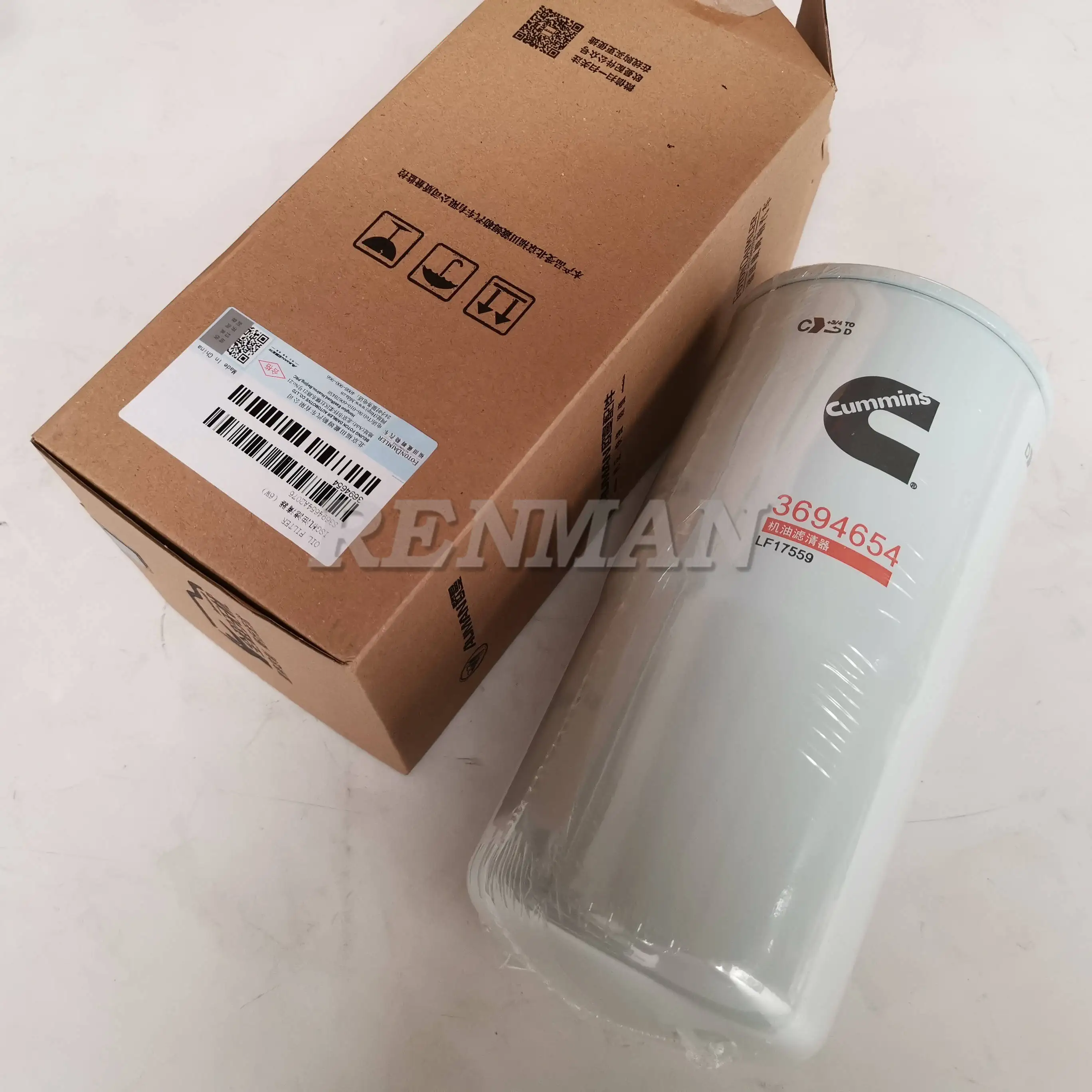 康明斯ISG发动机润滑油过滤元件 3694654 LF17559| Alibaba.com