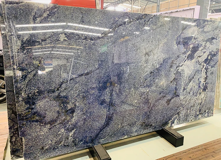 Luxury Blue Granite Slabs - Azul Bahia Countertop Price