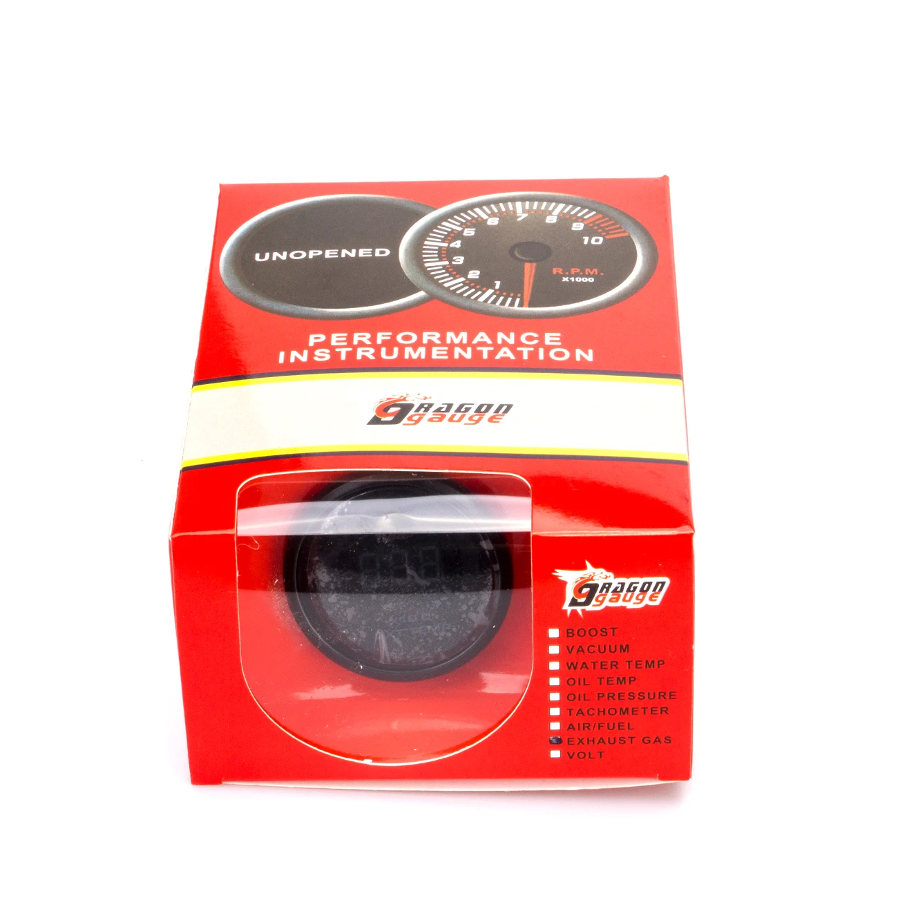 Dragongauge 2" 52mm Car Motorcycle Meters Stepper Motor Auto Digital 20 ...