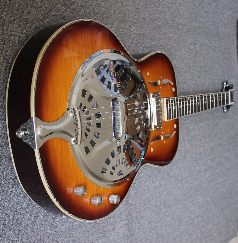 Weifang Rebon 6 String Resonator Type Dobro Acoustic Guitar