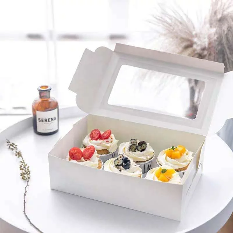 For Food Packaging Window Box Multifunctional Box Custom Logo White ...