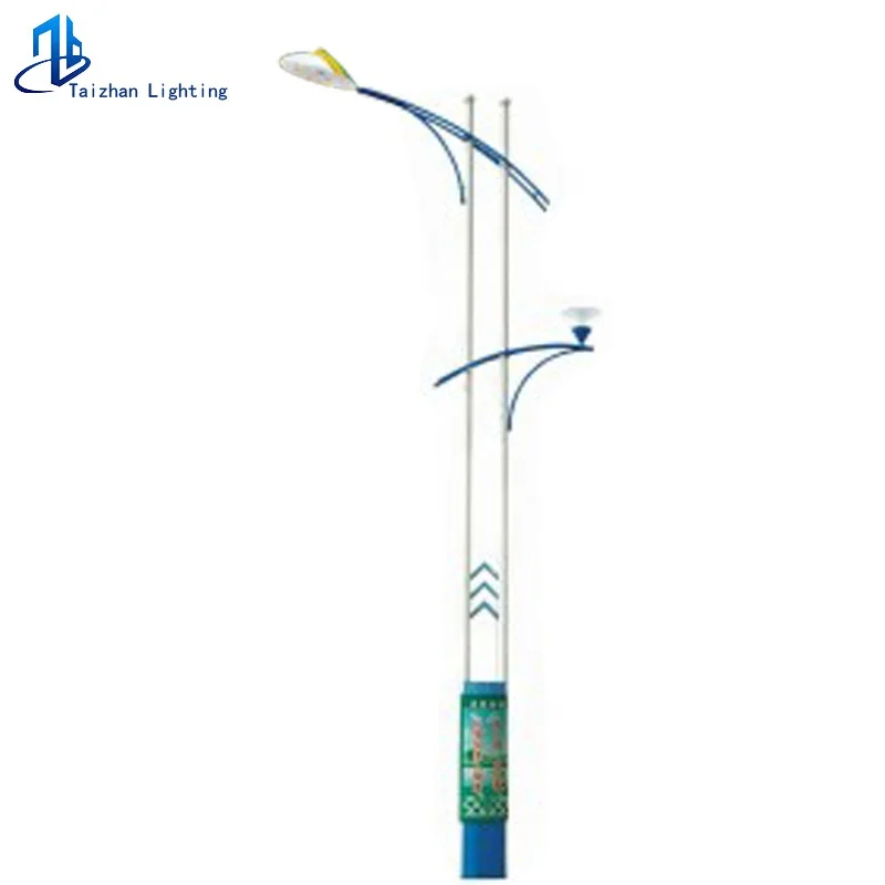6m-8m Outdoor Led Morden Curved Street Light Pole - Buy Street Light ...