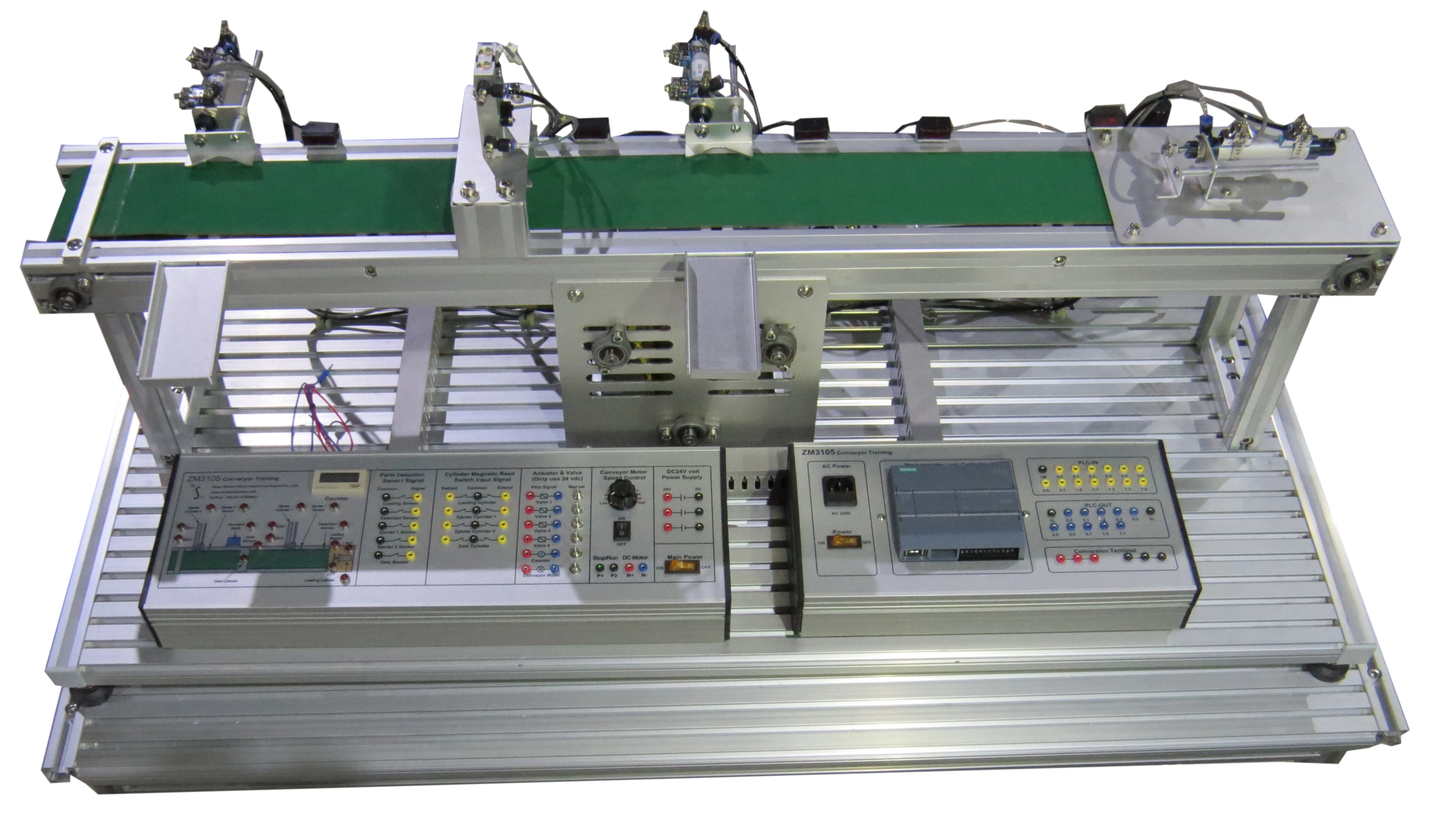 PLC Conveyor Trainer for Mechatronics Training - New Didactic Equipment ...