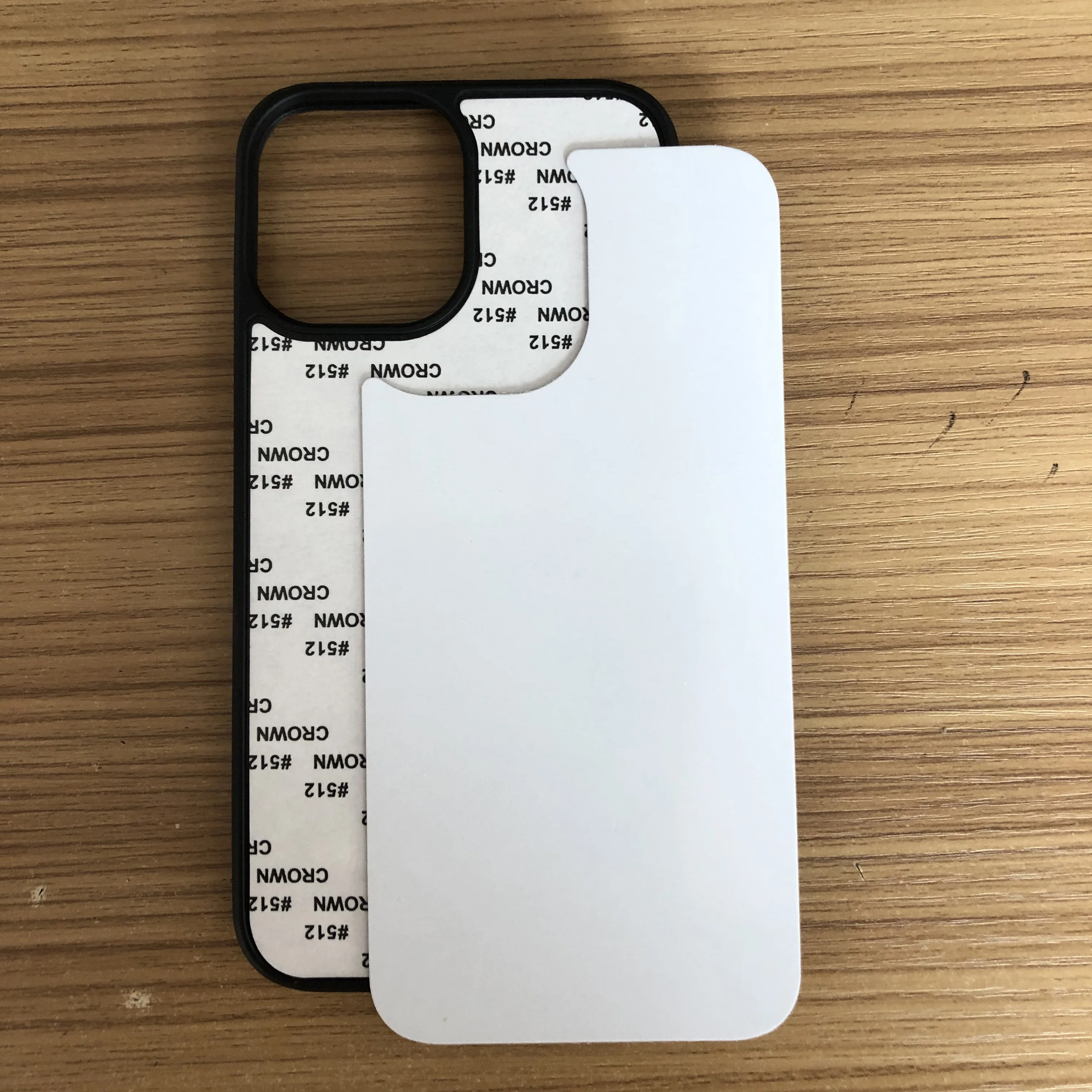 Blank Tpu Sublimation Case For Iphone 12 With Metal Insert Tpu + Pc ...