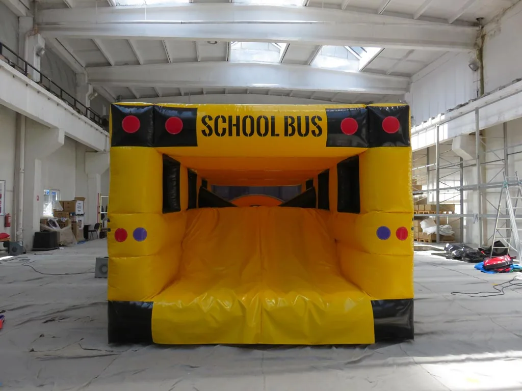 new designed Inflatable School Bus jumping castle for sale good price ...