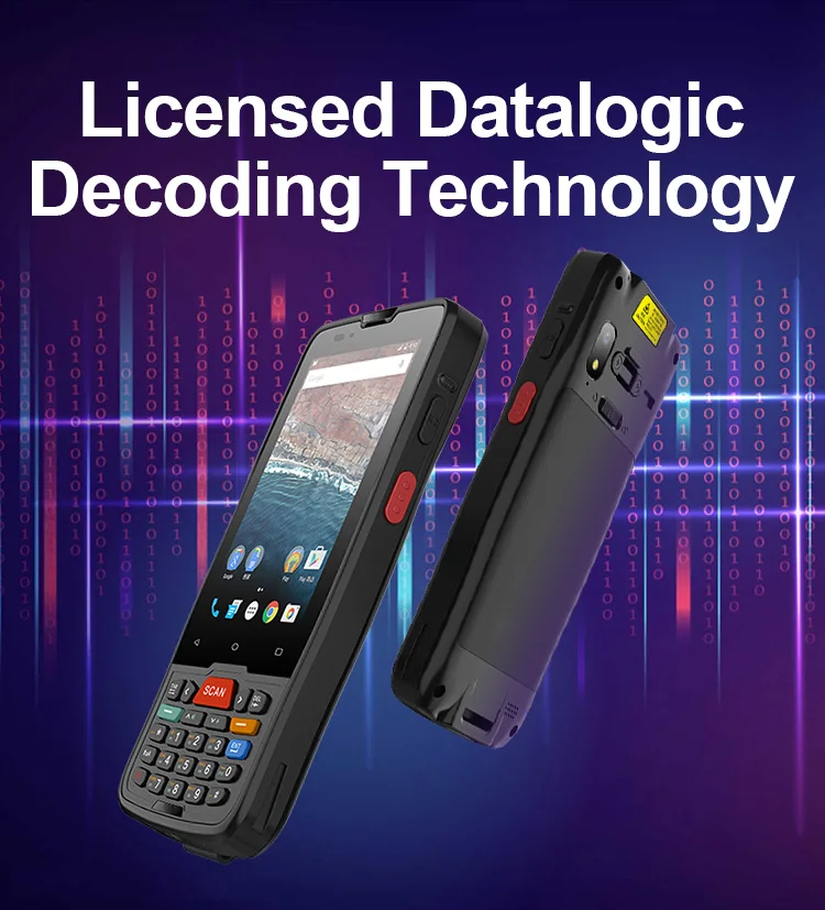 Outdoor Android9.0 Mobile Pdas Scanner Data Collector With Numeric ...