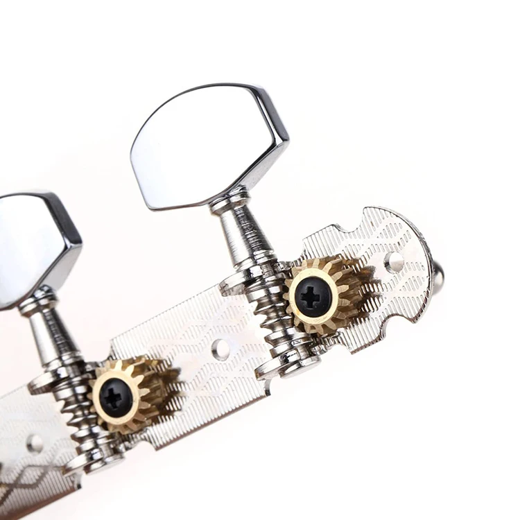 3 On A Plate Acoustic Guitar String Machine Heads Tuning Pegs Keys ...