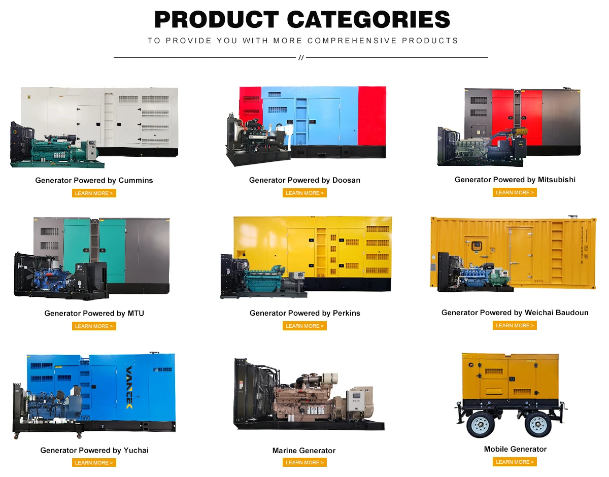 Jiangsu Vantek Power Machinery Co., Ltd. - Diesel Generator, Switchboard