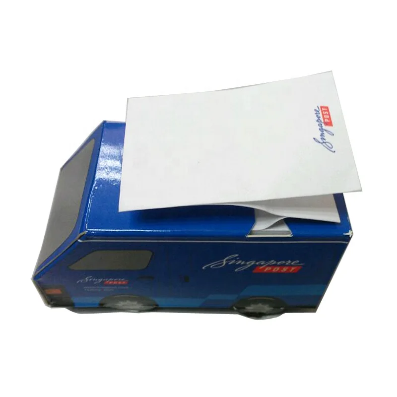 Custom Lorry Truck Car Shaped Sticky Notes Dispenser