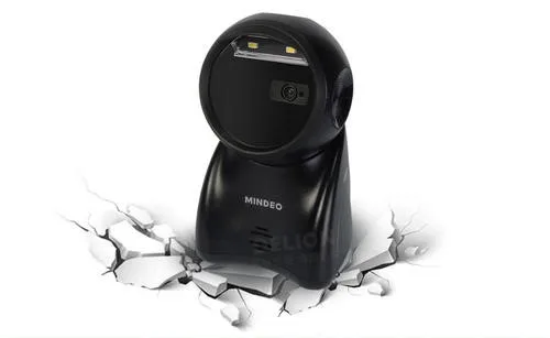 Mindeo MP725 USB有線バーコードスキャナー 1D/2D PDF QRコードリーダー IP54等級 ブラック デスクトップ ...