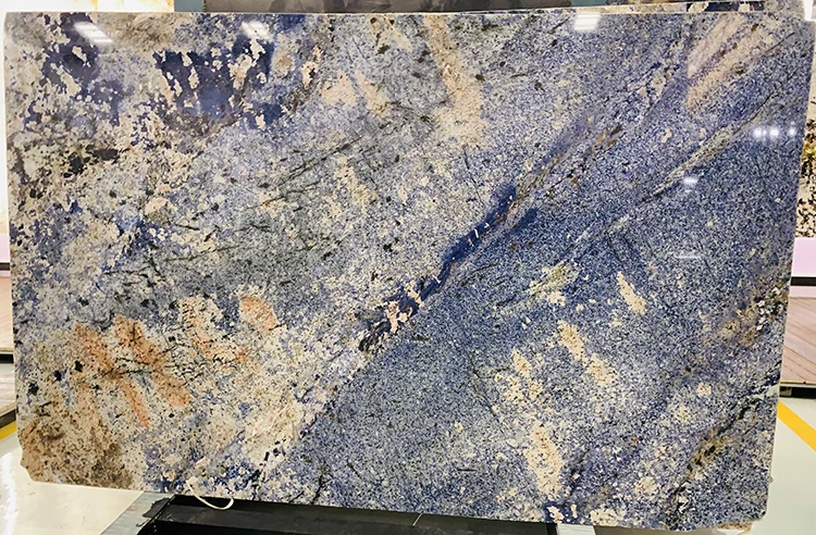 Luxury Blue Granite Slabs - Azul Bahia Countertop Price