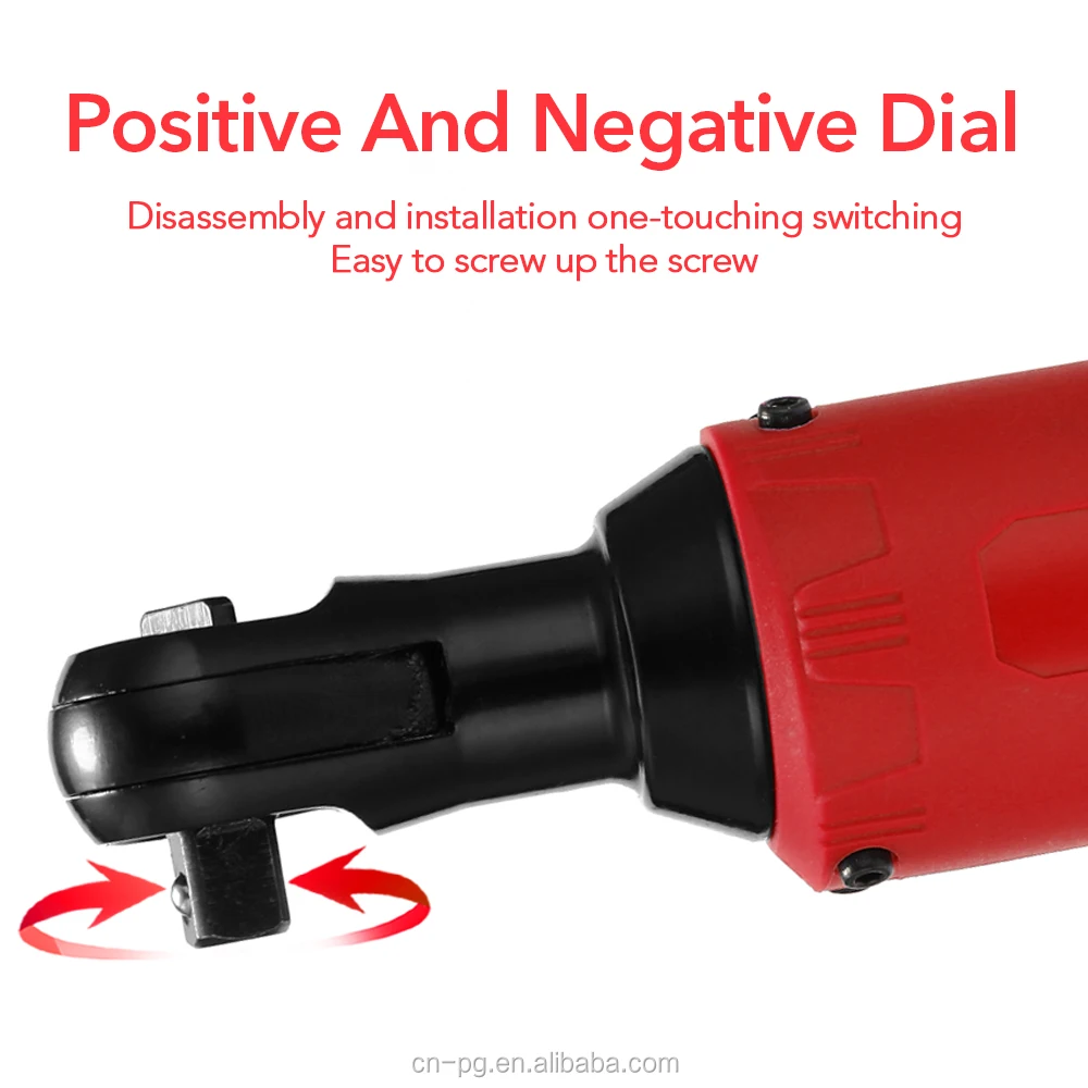 12v Cordless Electric Ratchet Wrench Portable Multifunctional 3/8 Inch ...