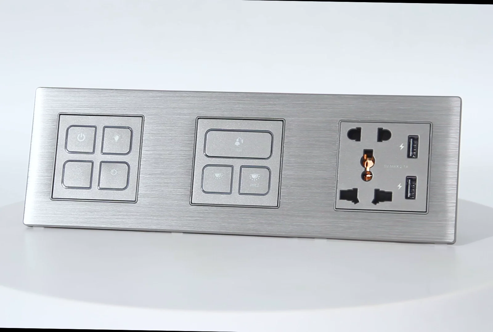 Oem Brushed Aluminum Reset Push Button Rs485 220v Ac Multy Control ...