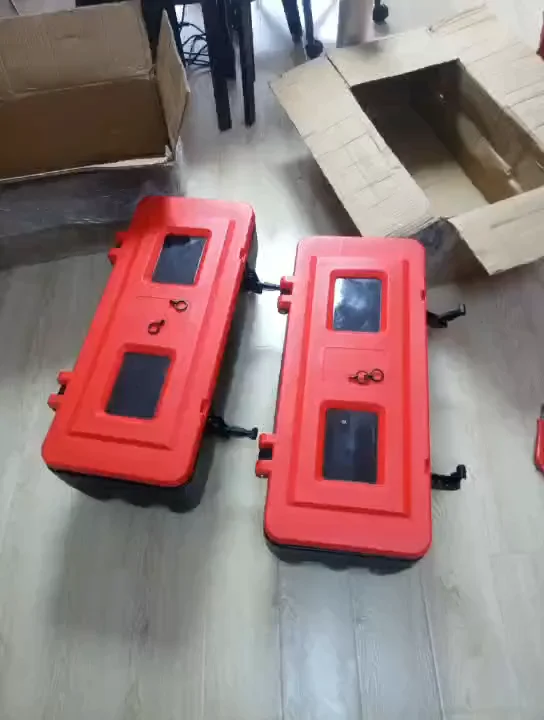 Red Fire Extinguisher Cabinet Plastic Box For 6kg Extinguisher - Buy ...