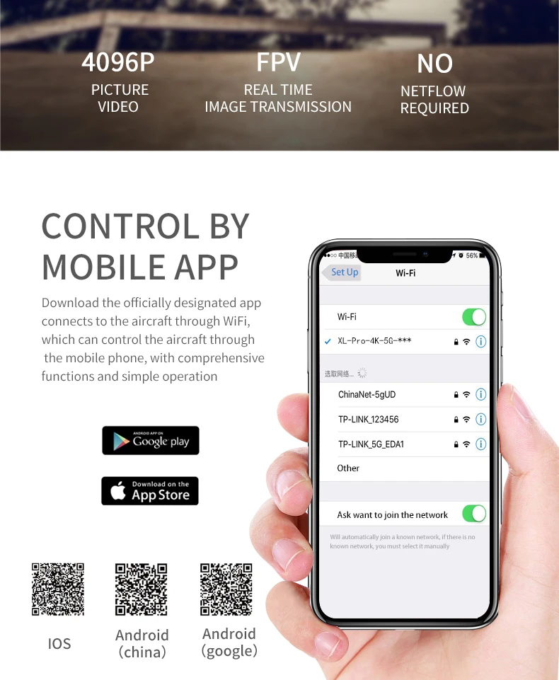 XINLIN XIL 2020 PRO โดรน,X193โดรนพร้อมกล้อง4K กิมบอล2แกนไร้แปรงถ่าน2000 ...