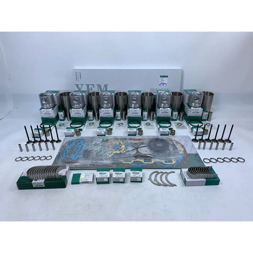 6m61 Engine Rebuild Kit With Cylinder Gaskets Set Piston Rings Liner ...