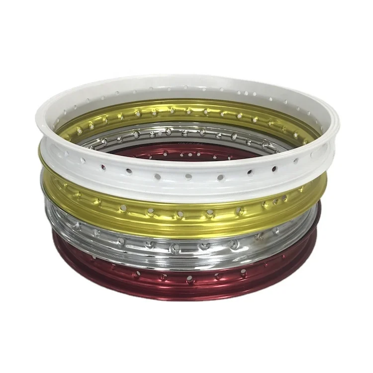 17 of 18 Inch Velgen - Gold Aluminum Alloy Motorcycle Rims