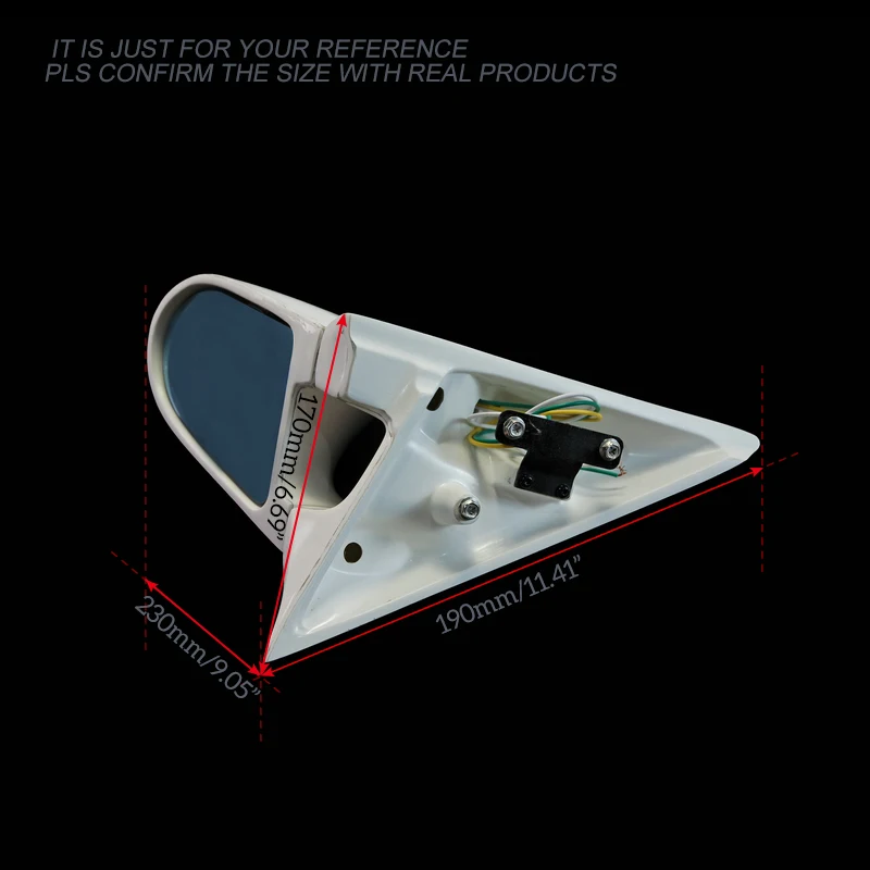 For Nissan Skyline R34 Gtr Er34 Fiber Glass Rear View Aero Mirror ...