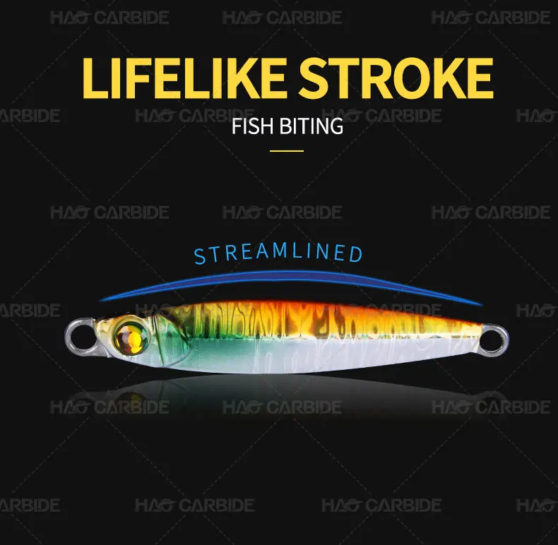 Deep Water Fast Glow Metal Tungsten Jig Jigging Fishing Lures Baits ...