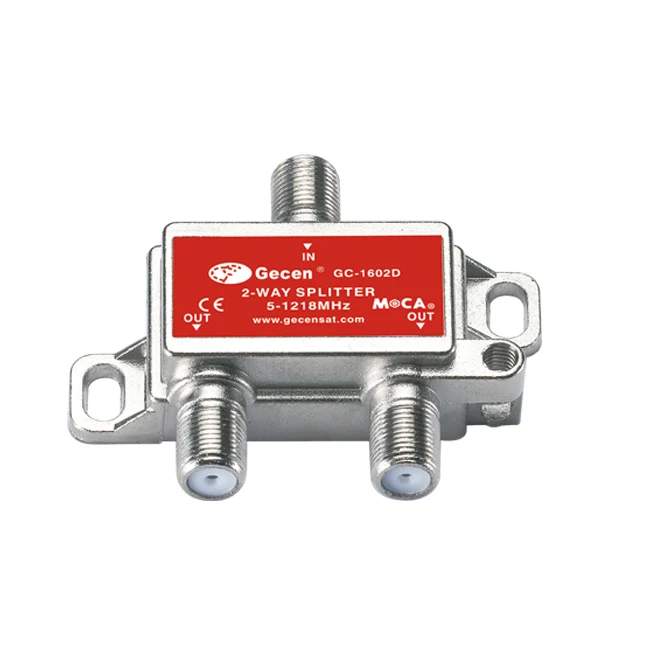 DOCSIS 3.1 5-1218MHz 4dB CATV 2 Way Coaxial Splitter - Low Insertion ...