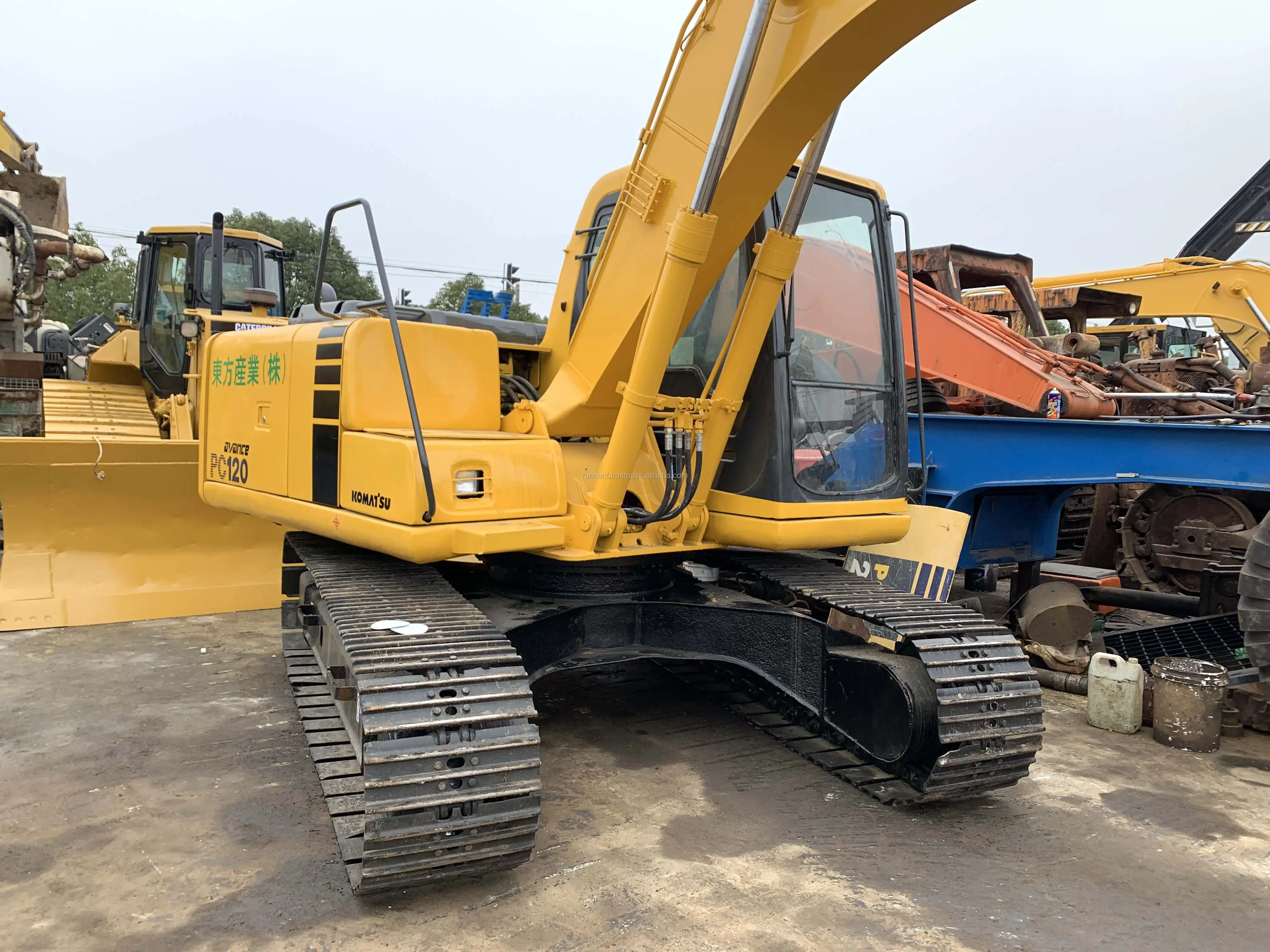 Japan Made Used Komatsu Pc120-6 12 Ton Excavator/komatsu Excavator ...