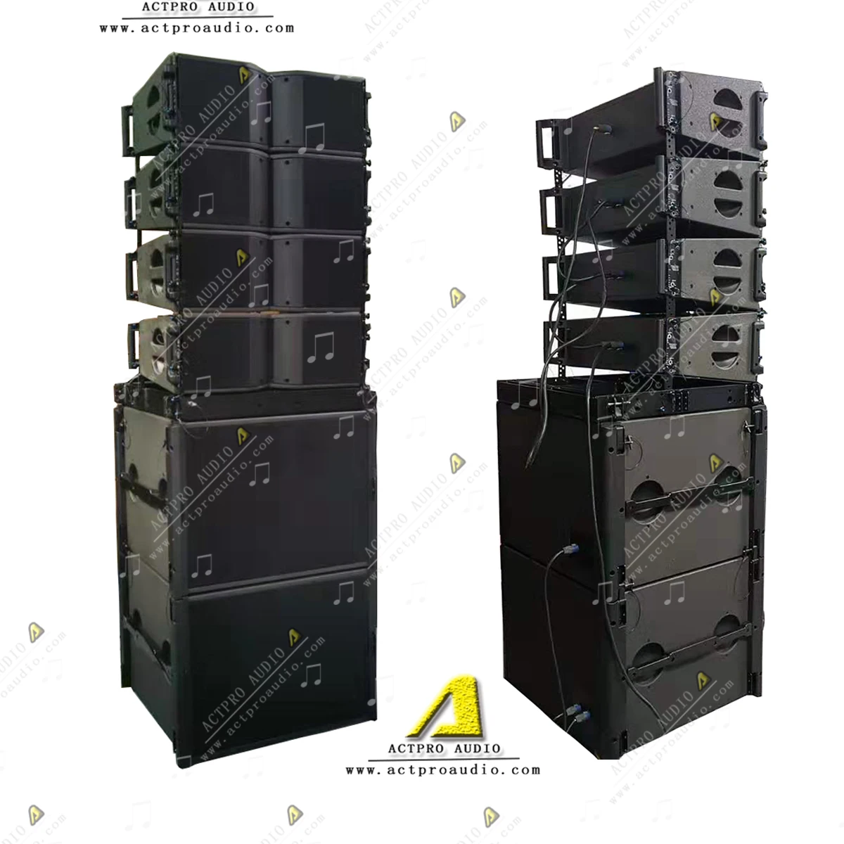 KR208 Line Array Loudspeaker - Powerful Subwoofer for Clubs