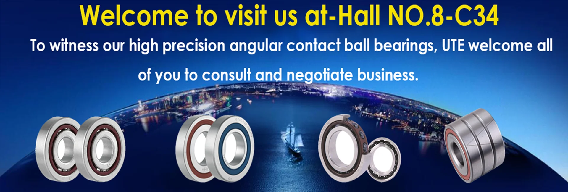 Zhejiang UTE Bearing Co., Ltd. - Angular Contact Ball Bearing