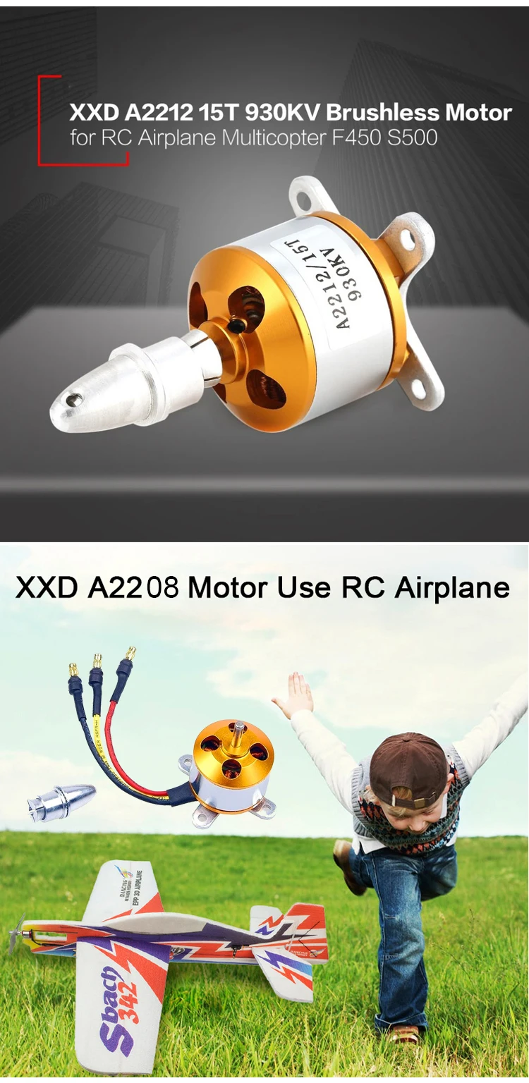 Nhiều Kiểu Dáng Xxd A2208 1100/1400/1800/2600kv Động Cơ Dc Không Chổi ...