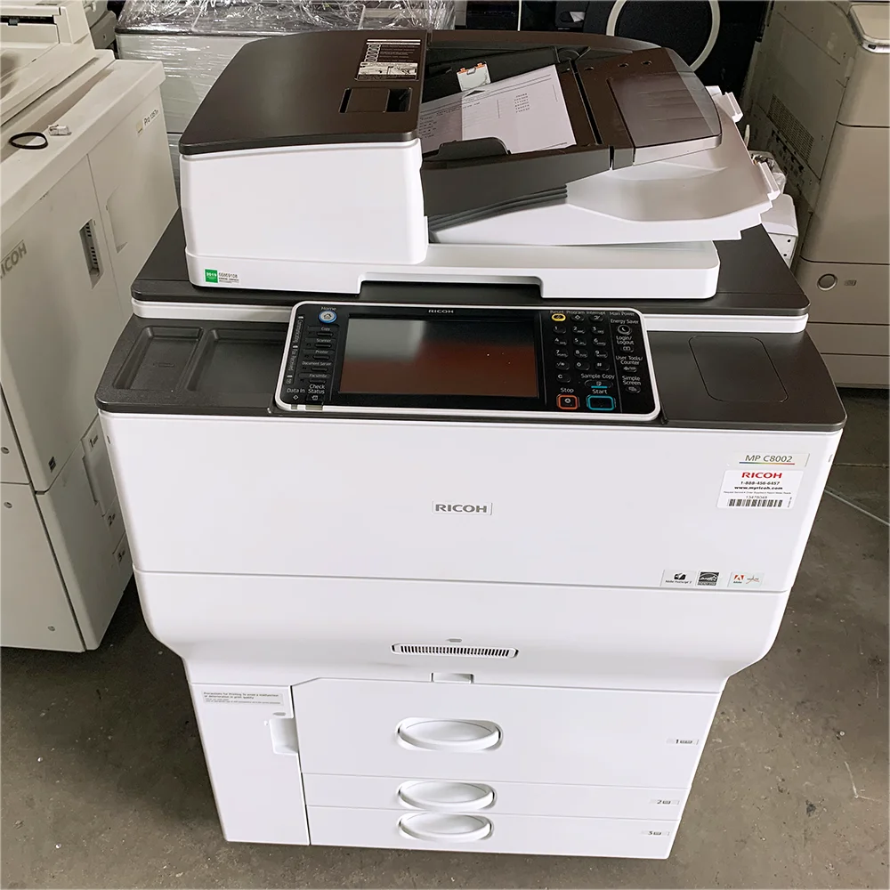 Refurbished Copier Ricoh Photocopy Machine Low Price Mp C8002 Color ...