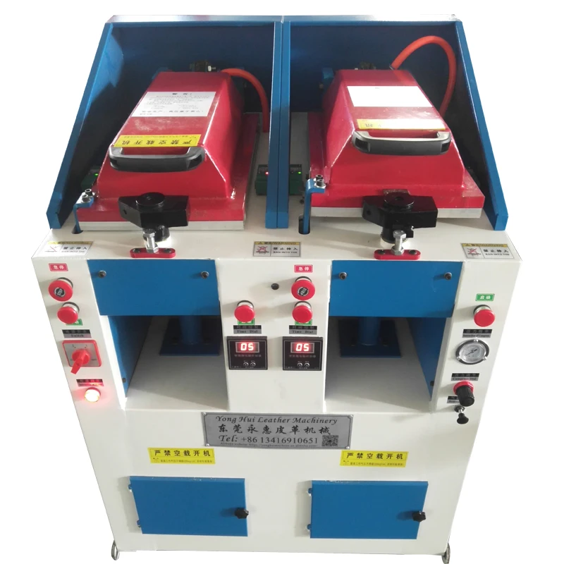 Automatic Double Head Footwear Shoe Sole Attaching Hydraulic Sole ...