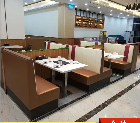 Epoxy Resin Dining Table KFC Fast Food Restaurant Table Set